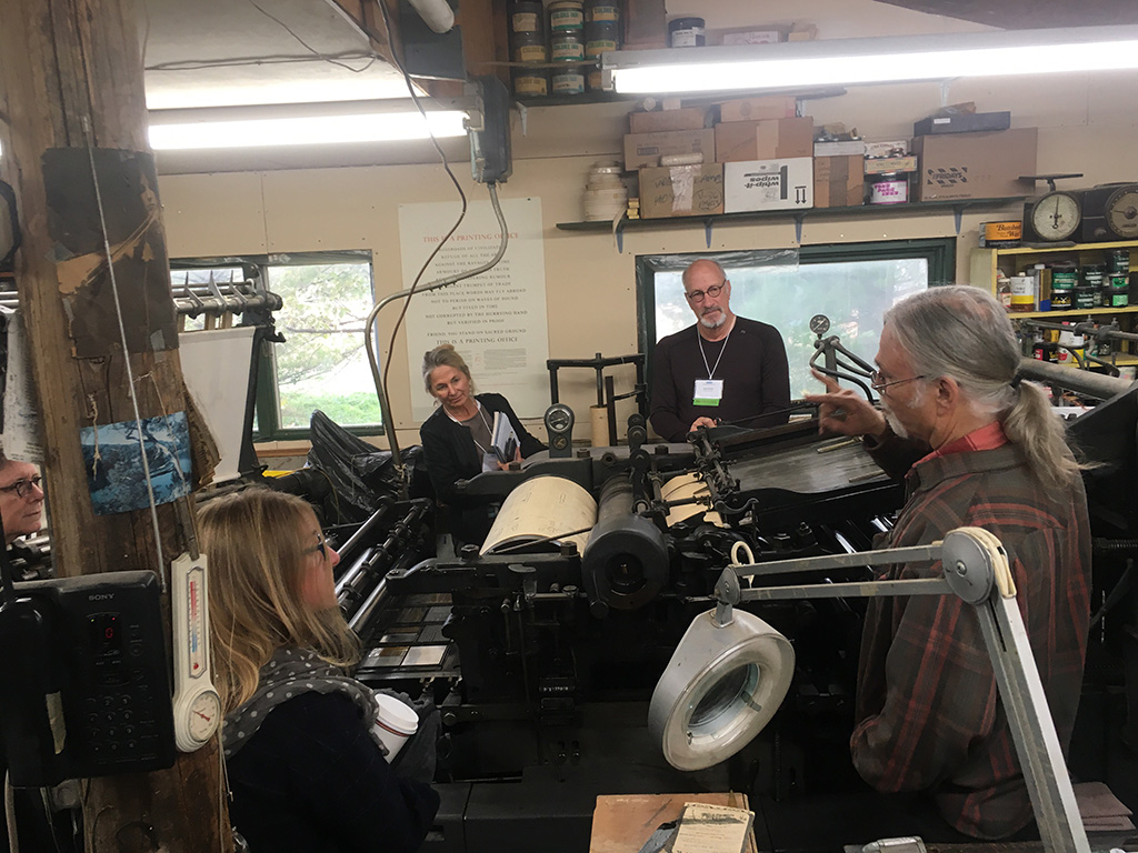 Tour: Route 3 Press & Wapsipinicon Almanac - American Printing History ...
