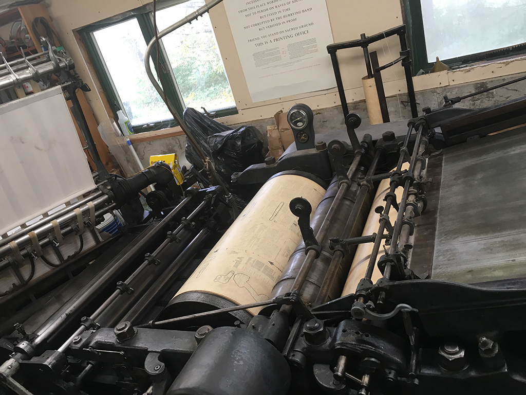 Tour: Route 3 Press & Wapsipinicon Almanac - American Printing History ...
