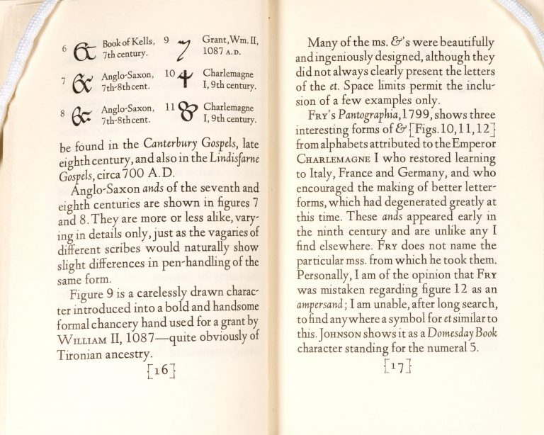 Ands & Ampersands - American Printing History Association