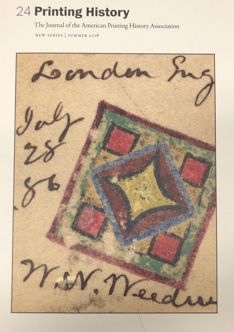 Printing History Back Issues Archives - American Printing History ...