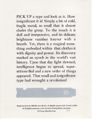 APHA 50 Print Exchange Gallery - American Printing History Association